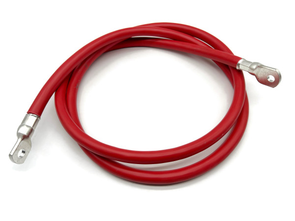 Kabel 70mm2 in nettem Rot 80cmm und M8 Pressösen
